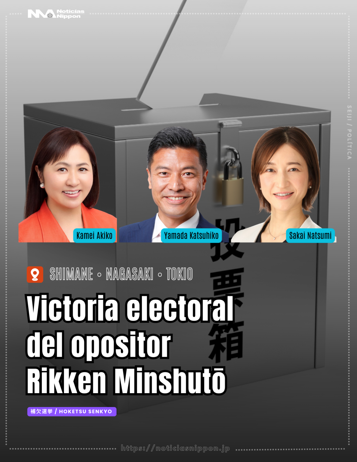 [HOKETSU SENKYU] derrota de Jiminto – Noticias Nippon