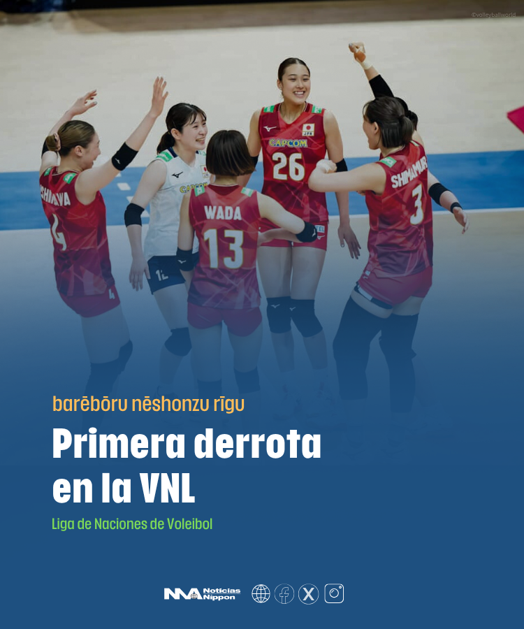 [hinotori nippon] primera derrota en la VNL – Noticias Nippon