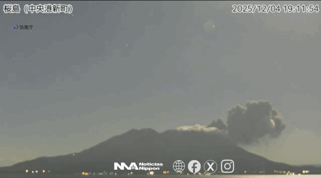 [kazan funka] Sakurajima vuelve a rugir – Noticias Nippon