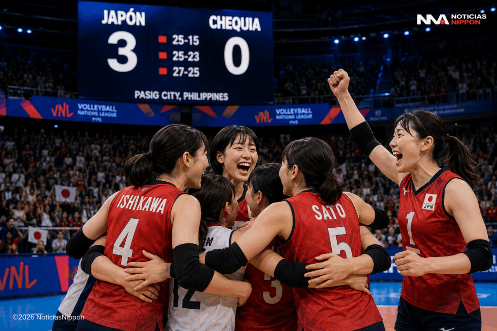[hinotori nippon] Japón arrolla a Chequia – Noticias Nippon